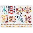 Amazon.com: BENECREAT Mayan Stencils, 12x8" Aztec Symbol Painting ...
