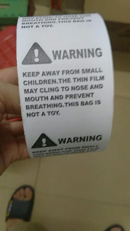Suffocation Warning Label Amazon Pensandpieces
