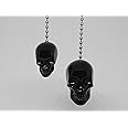 Amazon.com: Skull Fan Light Pulls Halloween Biker Goth Kitchen Chain ...