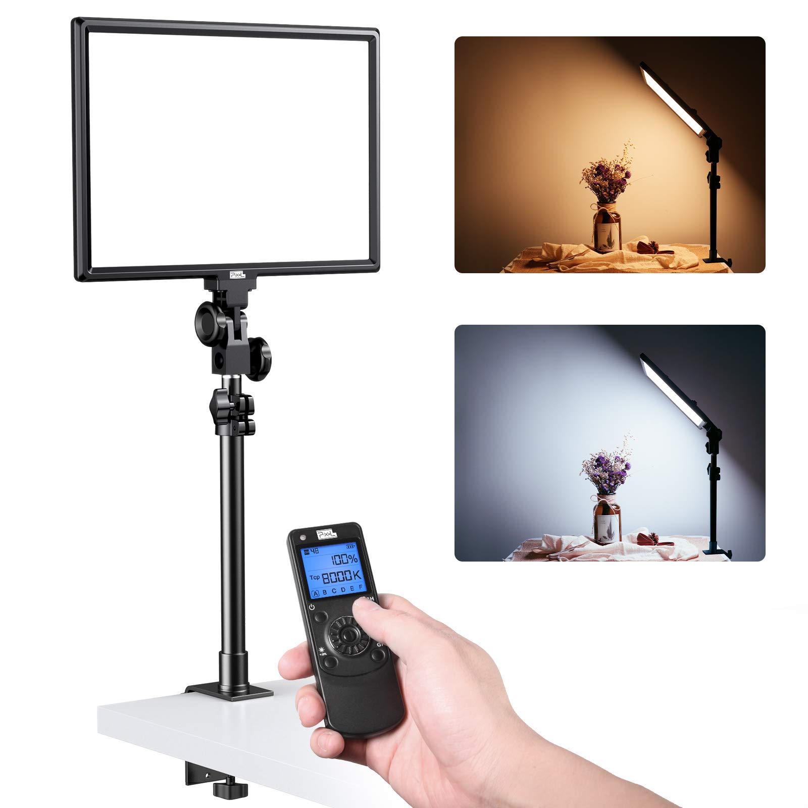 Pixel LED Panel Light, P50 Key Light, 45W 3000K-8000K Photography ...