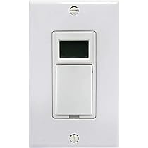 Days Digital In-Wall Programmable Timer Switch, Single