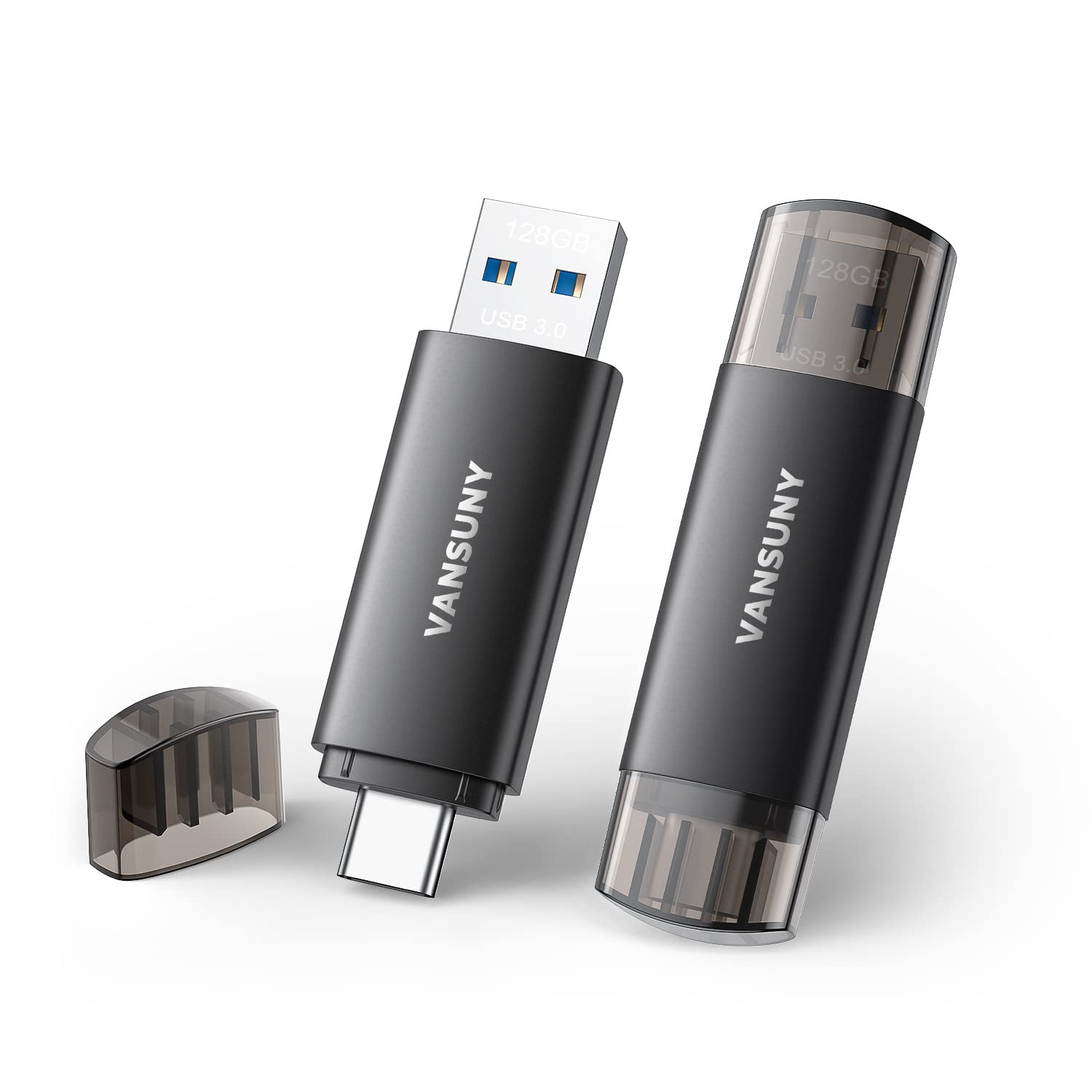 Mua Vansuny USB C Flash Drive 128GB 2 Pack Dual USB 3.0 Drive Type C + USB Drive Type C OTG ...