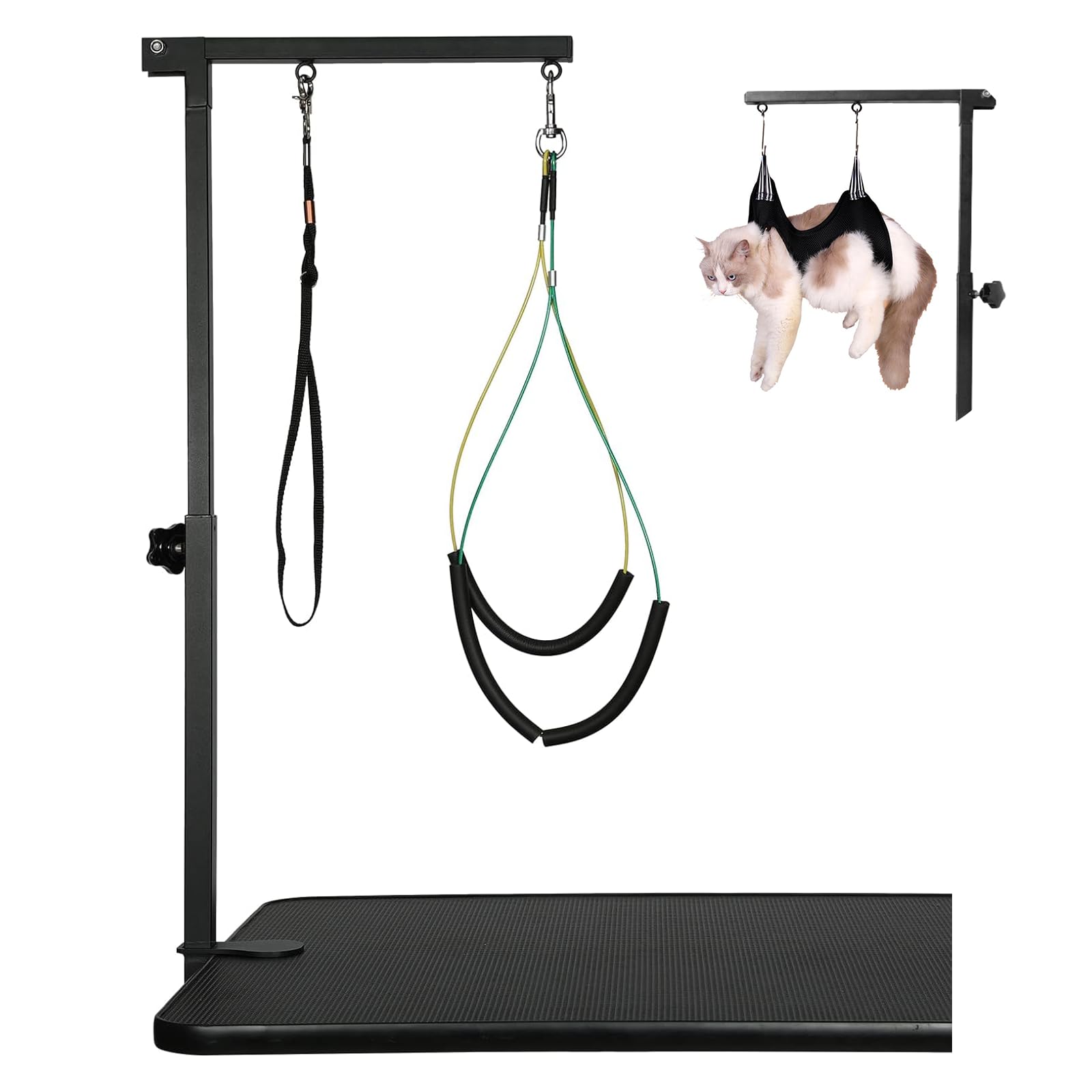 Wikdey Adjustable 33" Dog & Cat Grooming Arm with Pet Grooming Hammock ...