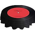 Amazon.com: AOYEGO Vinyl Record Round Tablecloth 60 Inch Music Disk ...