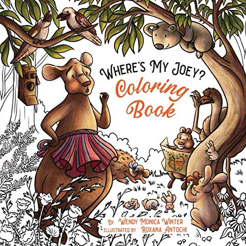 Where's My Joey? Coloring Book: Explore Australian Animals as Mother ...