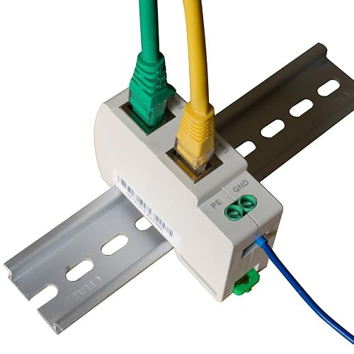 WatchfulEyE WTH-SG/RJ45-O DIN-rail Mounted Ethernet Surge Protector 1-2 ...