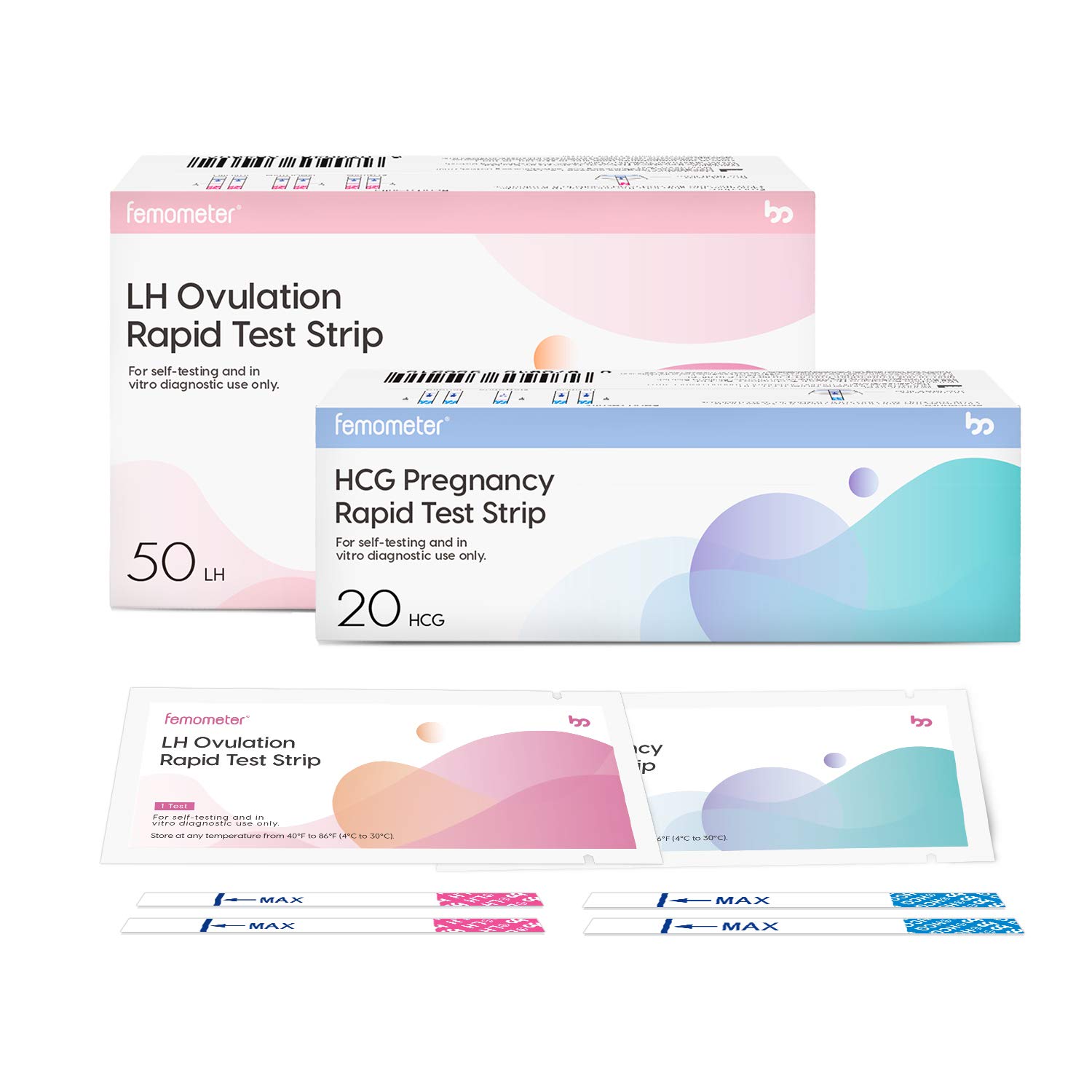 Buy Bundle Digital Basal Thermometer Ovulation and Pregnancy Test ...