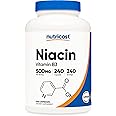 Amazon.com: Nutricost Niacin (Vitamin B3) 100mg, 240 Capsules - with Flushing, Non-GMO, Gluten ...