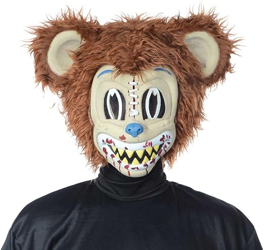 Adult Scare Evil Horror Teddy Bear Halloween Fancy Dress Costume ...