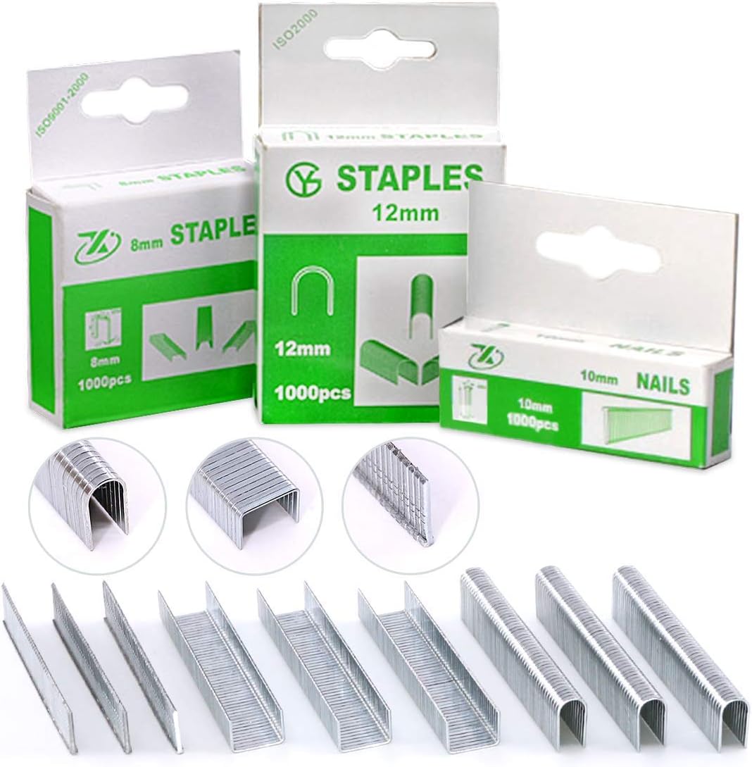 AECCN Heavy Duty Staples Combo Kit 3000Pcs Staples For Staple Gun aeccn-heavy-duty-staples-combo-kit-3000pcs-staples-for-staple-gun