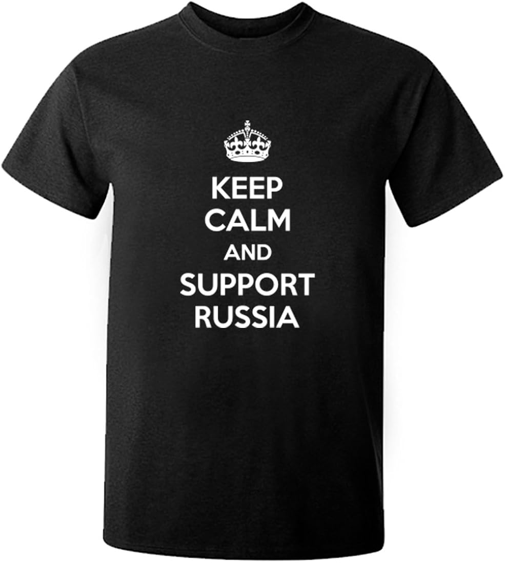 illustratedidentity Keep Calm and Support Russia Unisex Childrens t ...
