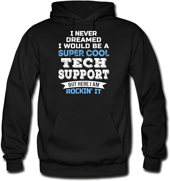 Amazon.com: Shirt Luv Funny Tech Support Hoodie Gifts Appreciation ...