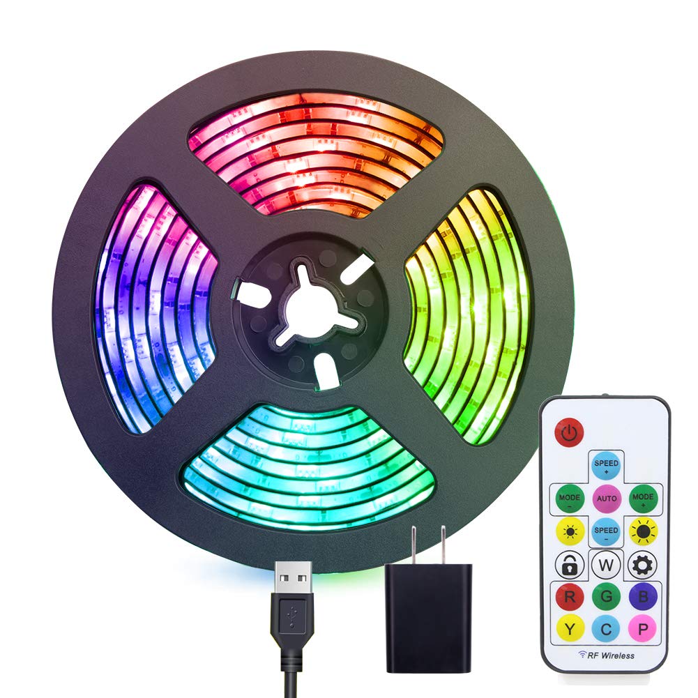 LED strip Lights USB Powered, abtong Rainbow Color Strip TV... | eBay