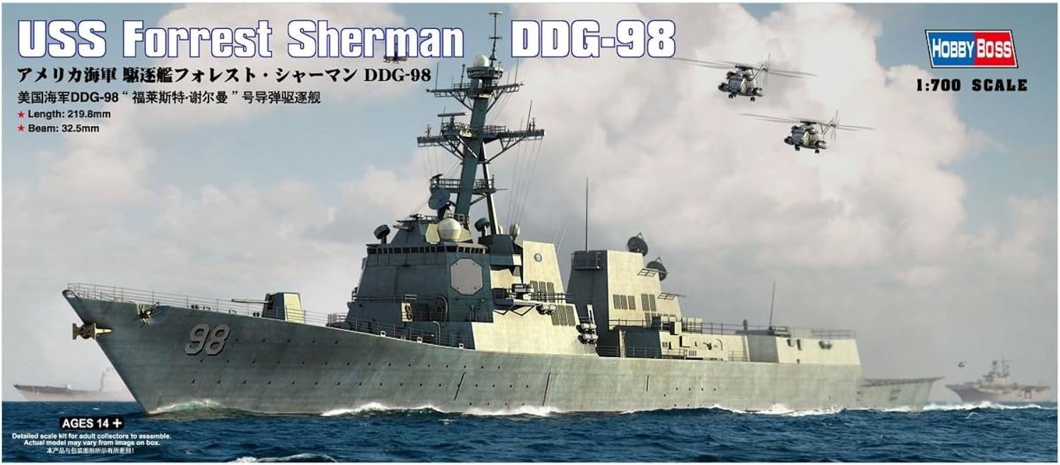 Mua Hobby Boss USS Forrest Sherman DDG-98 Model Kit trên Amazon Mỹ ...