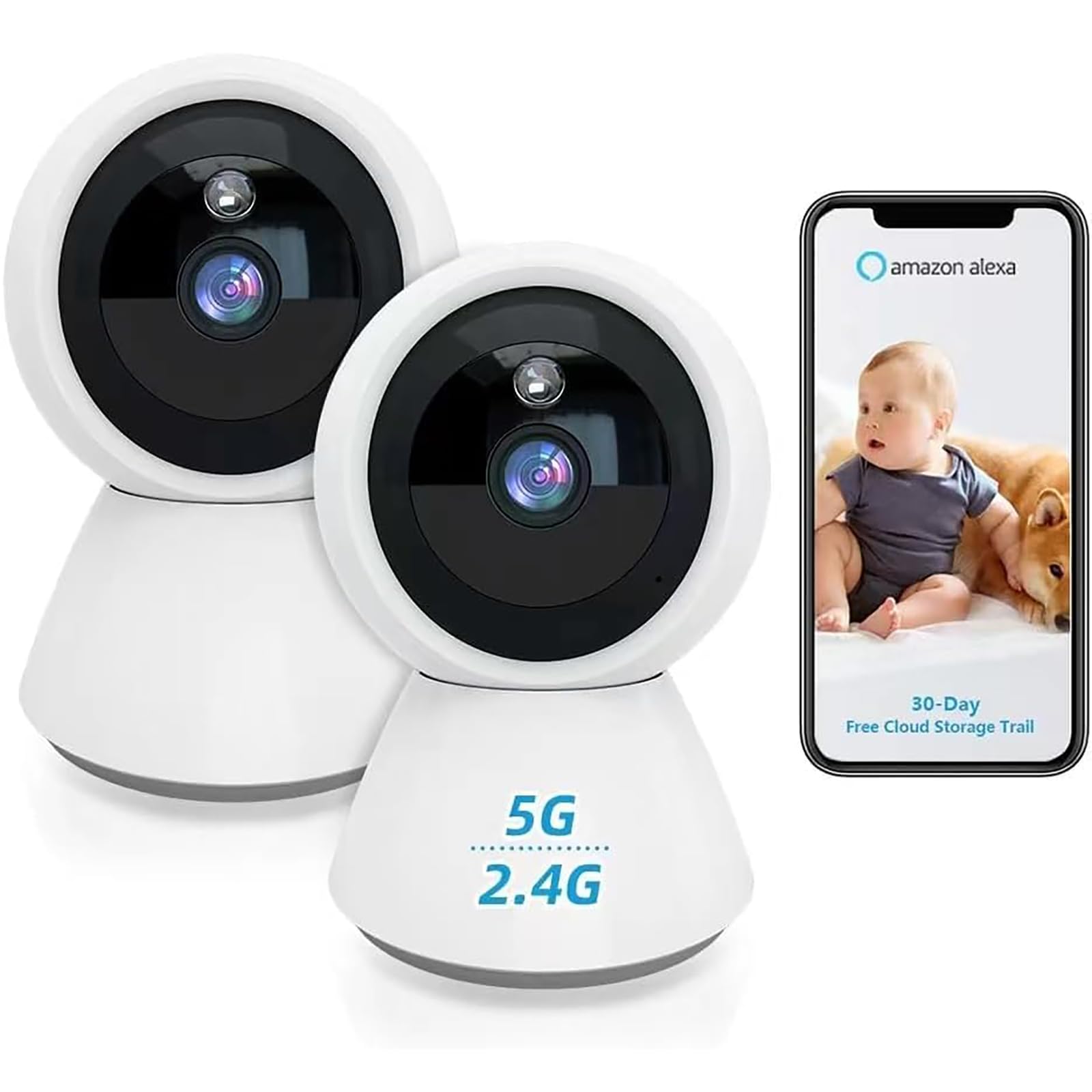 Mua WiFi Camera Indoor Security Camera 2K 5GHz & 2.4GHz Security Camera ...