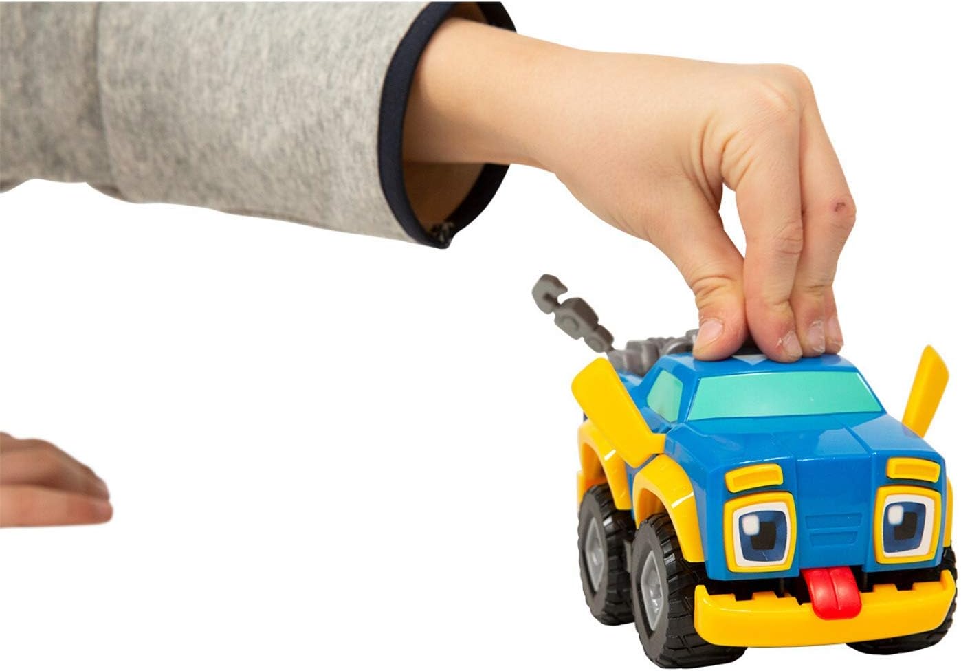 REV & ROLL – BEST BUDDIES CAR TOY – 17cm Rumble Vehicle with Mechanical ...