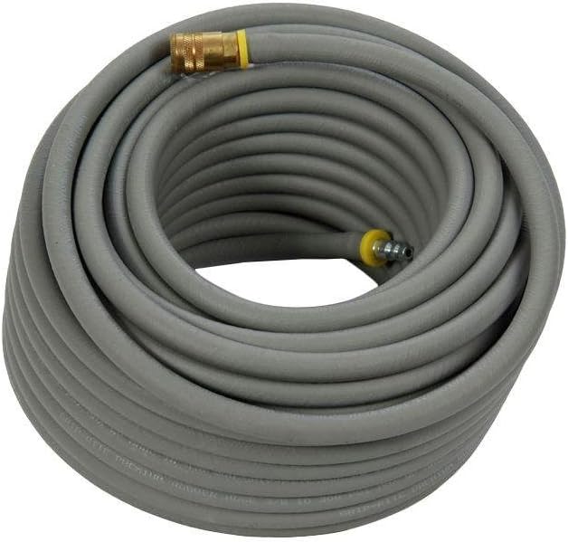 Grip-Rite GRPRB1450C Premium Rubber Air Hose with Couplers, 1/4-Inch by ...