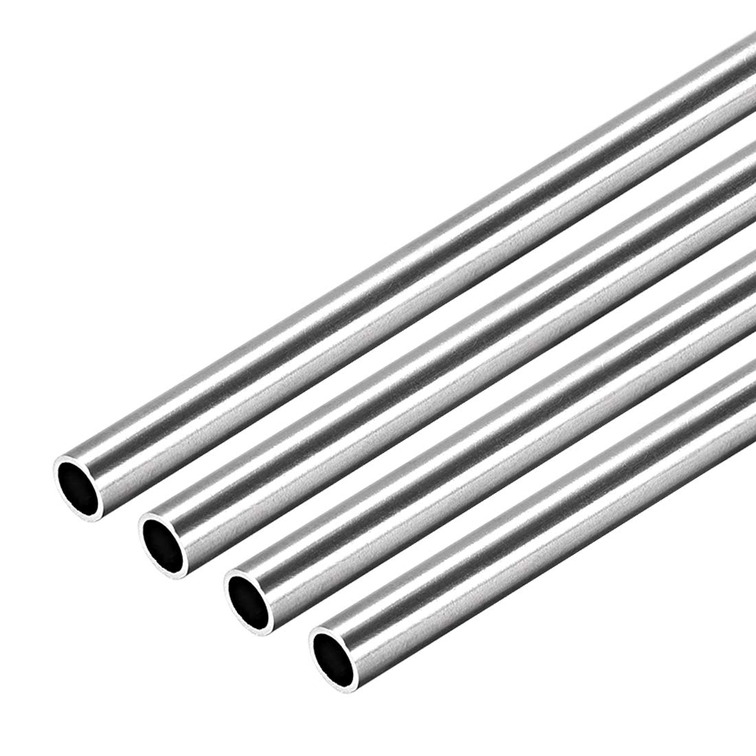 uxcell 304 Stainless Steel Round Tubing 6mm OD 0.6mm Wall Thickness ...
