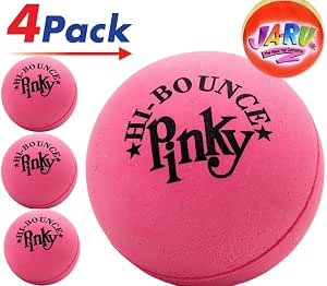 Amazon.com: Pinky Ball (Pack of 4) Hi Bounce Original Pink Ball for ...