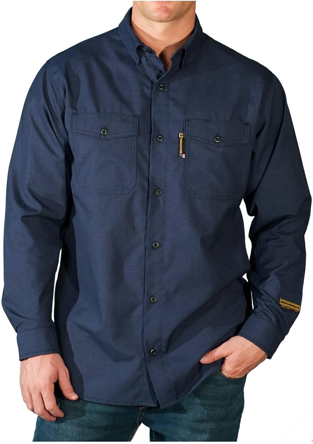 Amazon.com: BENCHMARK FR Ultra Lightweight Flame Resistant Shirt, 5.1 ...