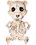 Gory Half Skull Halloween Teddy Bear: Amazon.co.uk: Toys & Games