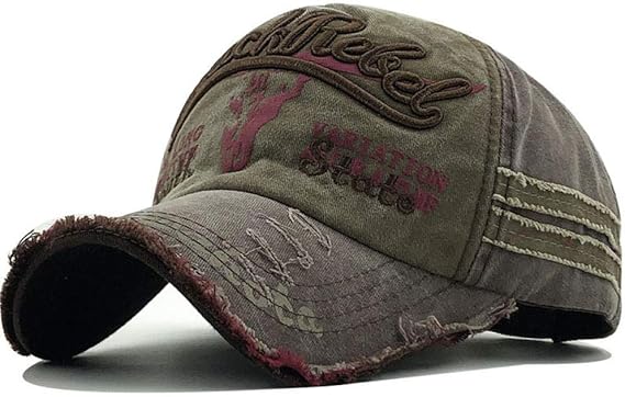 SKGQZD Distressed Baseball caps with Frayed Edges, Washed Frayed Visor ...