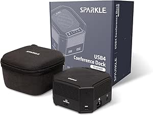 Sparkle Computer Sparkle USB4 Conferencing Dock, Laptop Dock with 9 ...