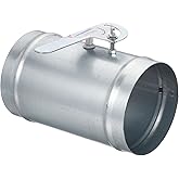 PATIKIL 3" HVAC Duct Manual Volume Damper, Metal Adjustment Airflow ...