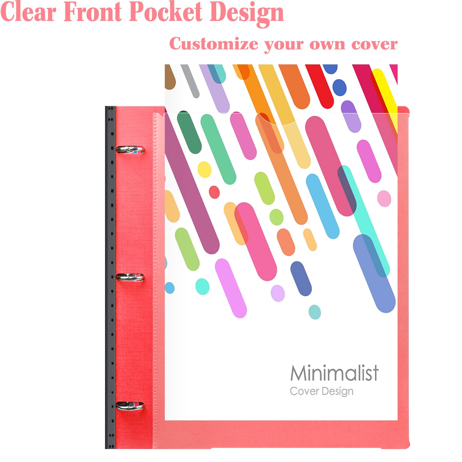 Mua INFUN All-in-one Telescoping Binder Notebook，3 Ring Notebook Binder ...