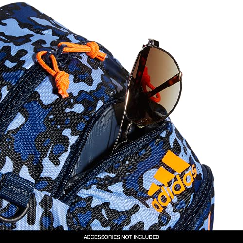 adidas Creator 2 Backpack, Flow Blur/Signal Orange, One Size | Pricepulse