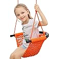 Amazon.com: ROPECUBE Hand-Knitting Toddler Swing, Swing Seat for Kids ...