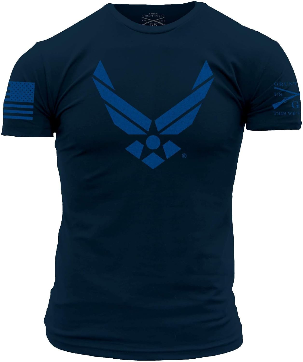 Amazon.com: Grunt Style USAF US Air Force Stealth Men's T-Shirt: Clothing