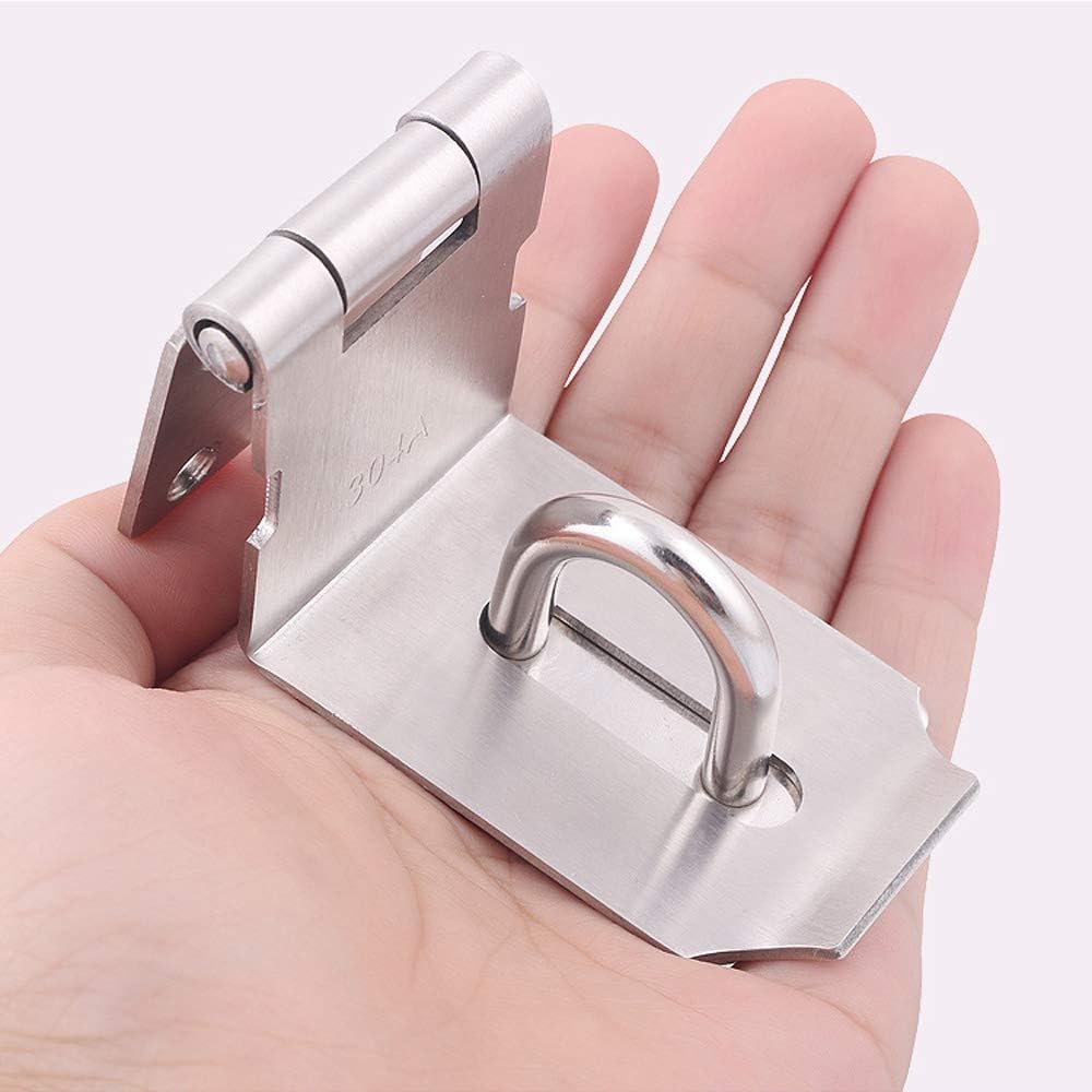 FUJIE Heavy Padlock Hasp 90 Degree Right Angle Door Clasp Door Latch ...