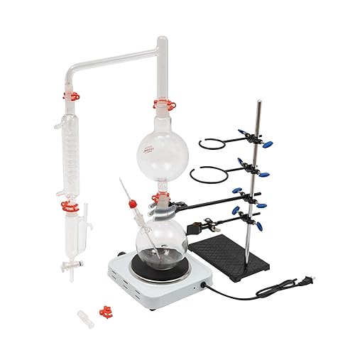 Distillation Kit, 500ML Distillation Apparatus with Graham Condenser ...