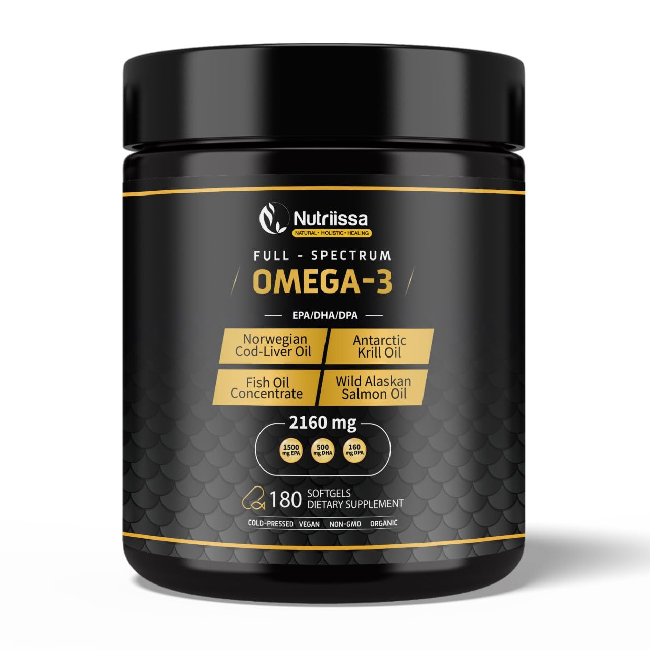 Mua Omega 3 - Full Spectrum - 180 Count - High Concentrate Formula Fish ...