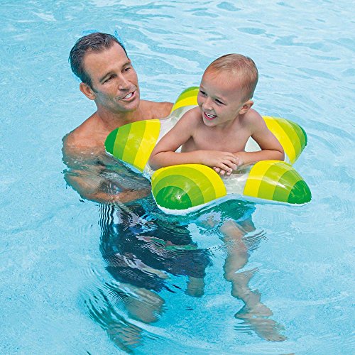 Intex Inflatable Star Shape Swim Rings, 1 Pack (Colors May - Want It All