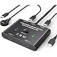 Amazon.com: USB C Switch 2 in 1 Out or 1 in 2 Out, Type-C Bidirectional ...