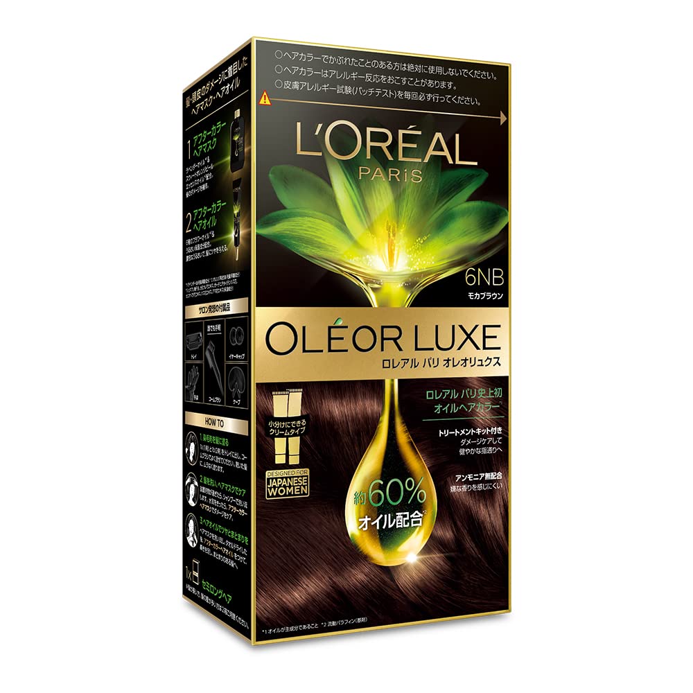 Mua L’Oreal Paris 6NB Oleor Luxe Hair Color, Mocha Brown, Quasi-Drug ...