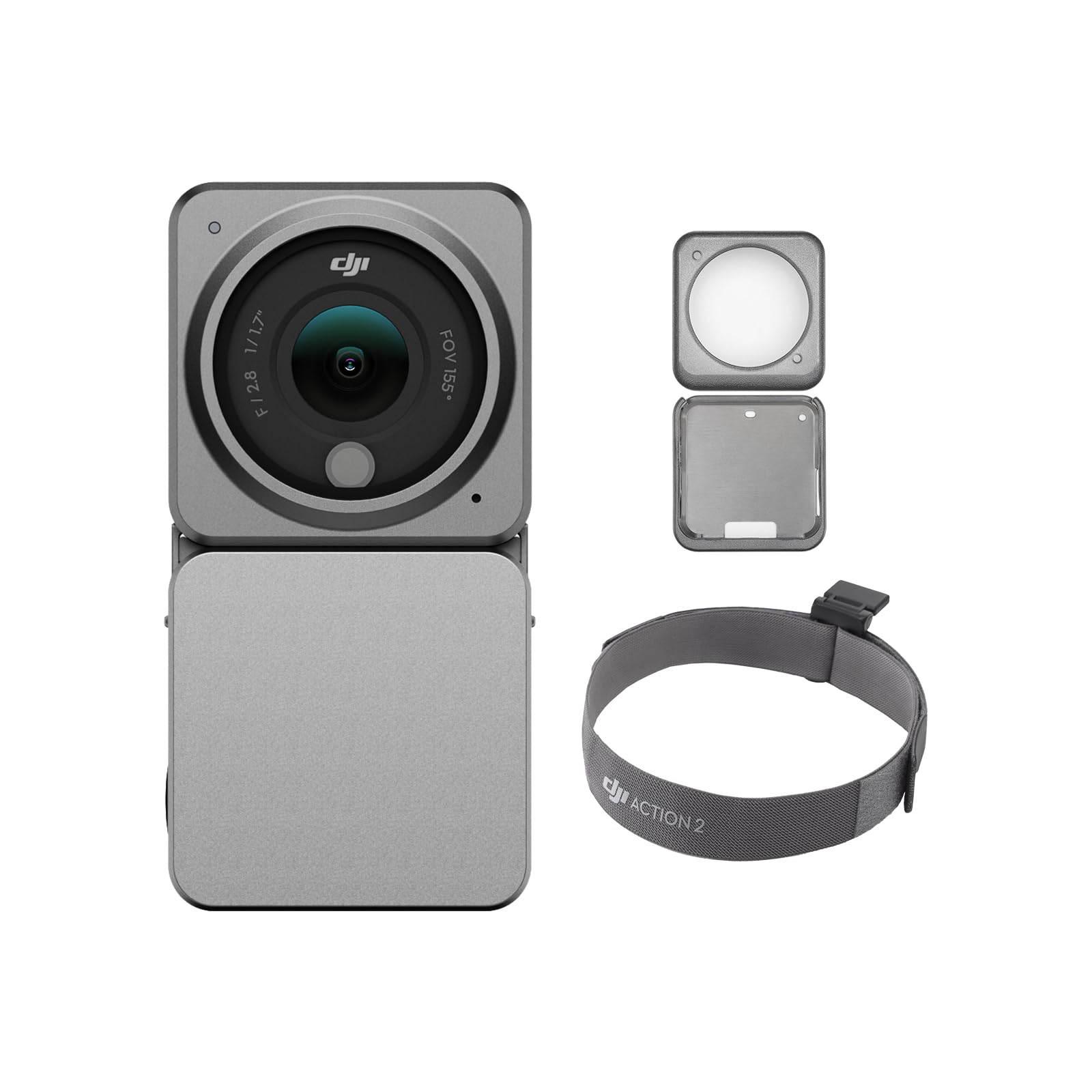 DJI Action 2 Power Combo (128GB), Action Camera 4K + Extended Battery ...