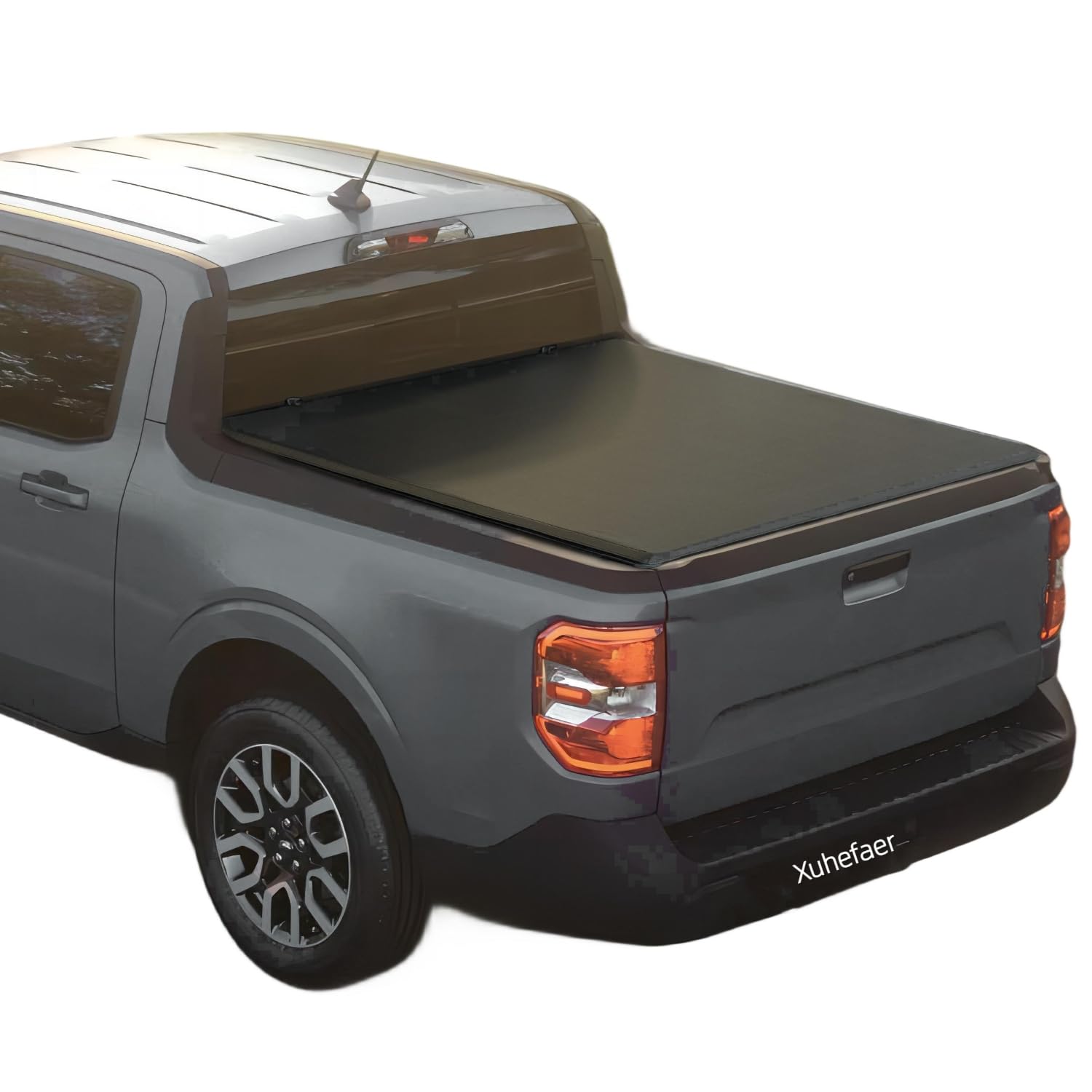 Xuhefaer Soft Rolling Tonneau Cover Truck Bed FRP On Top Compatible ...