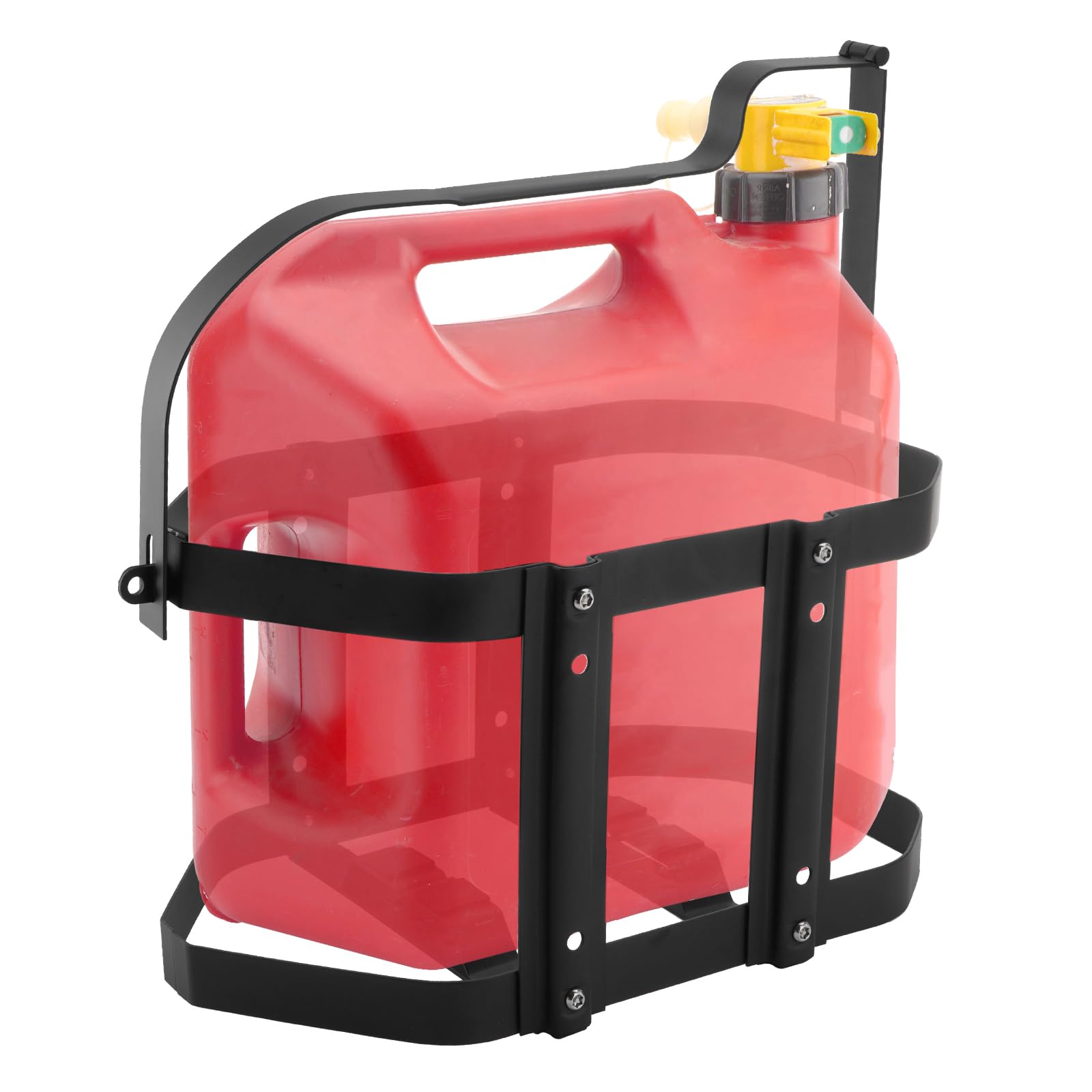 Racewill 5 Gallon Gas Can Holder, Metal Steel Fuel Container Mount ...