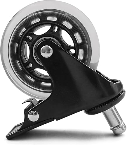 Grill Pellets ACE Replacement 3" Clear Caster Wheel With Brake ...