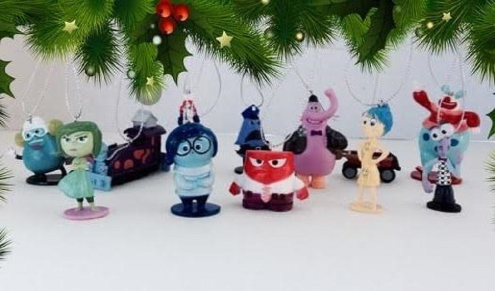 Buy Disney Pixar INSIDE OUT Deluxe 10 Piece Christmas Ornament Set ...