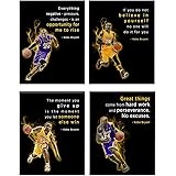 Amazon.com: Kobe Bryant Poster Quote Black History Month Posters Los ...