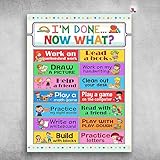 Amazon.com: I'm Done, Now What? - NEW Classroom Rules Poster : Home ...