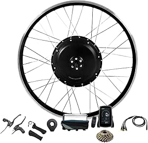 TDR 48V 1500W Electric Bike Conversion Kit for 700C 28" 29" Rear Rim ...