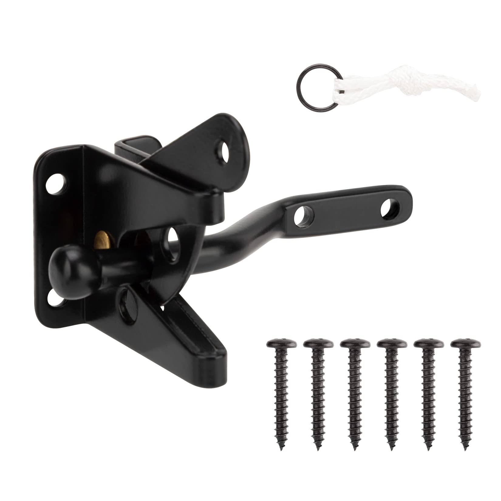 Mua Self-Locking Gate Latch for Wooden Fence, Automatic Gravity Lever ...