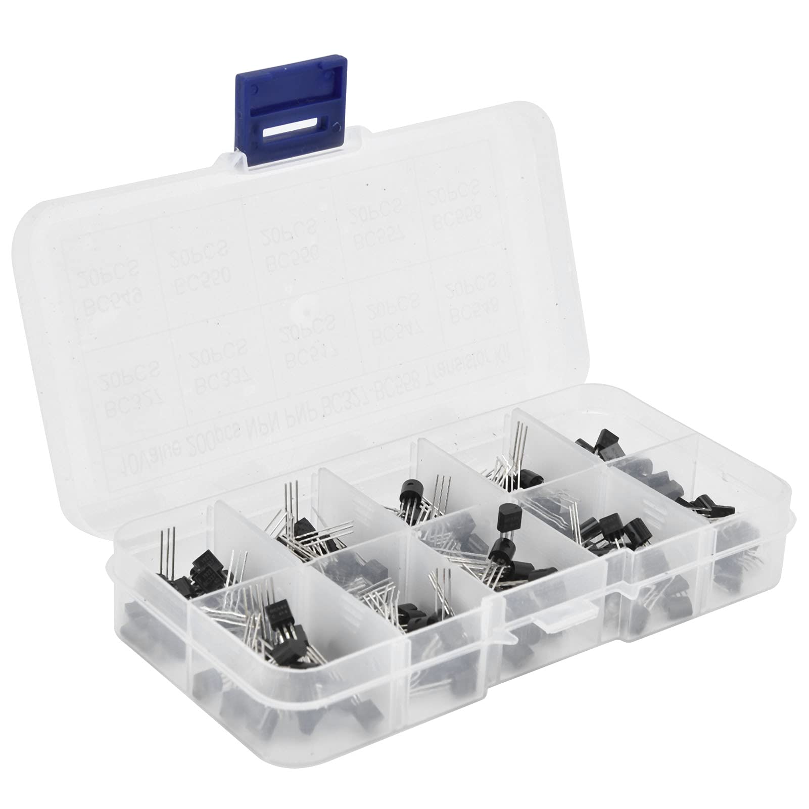 Mua Hilitand 200 Pcs Transistor Assortment Kit 10 Pcs Value BC327‑BC558 Transistor Power Supply ...