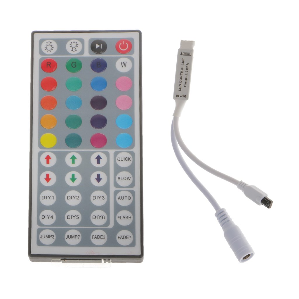 Gazechimp DC 5-24V RGB LED RF Controller Remote Steuerung + 44 Key ...