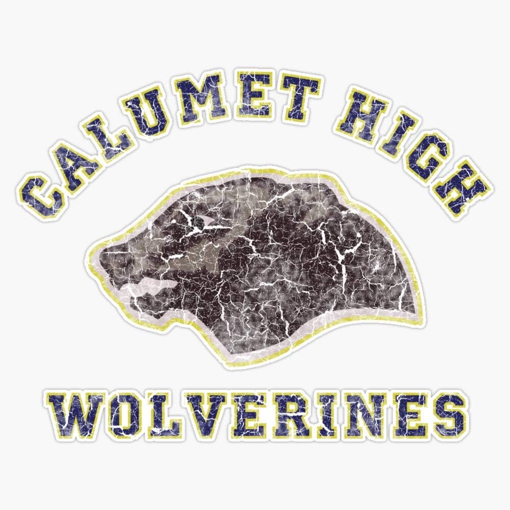 Amazon.com: Calumet High Wolverines (Red Dawn) Decal Vinyl Bumper ...